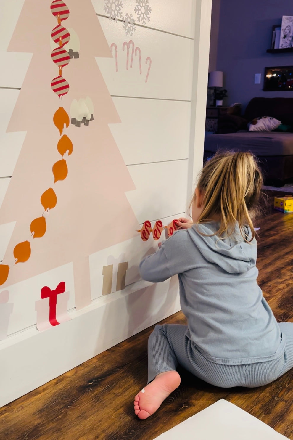 Holiday Peel and Stick Christmas Tree – Our Local Wallpaper Studio